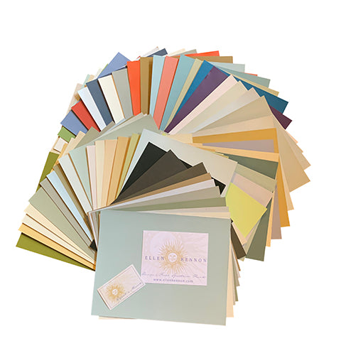 Hand-painted 8x11" Samples - Ellen Kennon Full Spectrum Paints